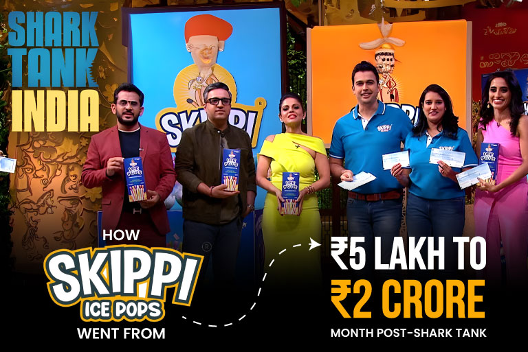 Skippi Ice Pops Success After Shark Tank | ₹2 Cr/Month Growth