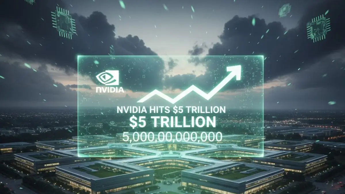 Nvidia Hits $5 Trillion | AI Chip Leader Dominates Global AI Boom